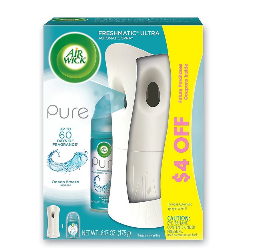 AIR WICK® FRESHMATIC® Ultra Starter Kit Pure Ocean Breeze (62338-98978 ...